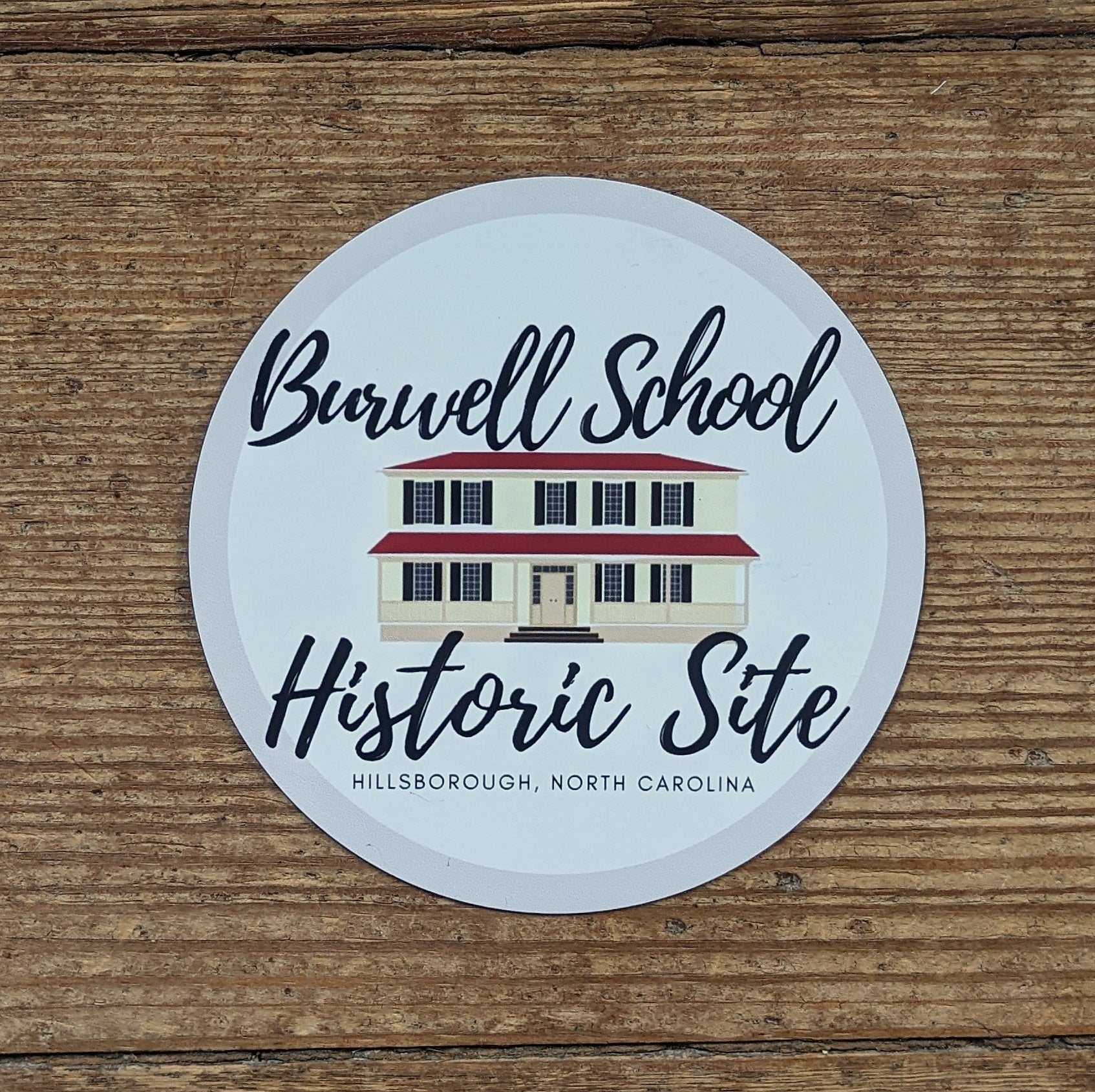 Burwell School Logo Car Magnet - ON SALE! | Burwell School Historic Site